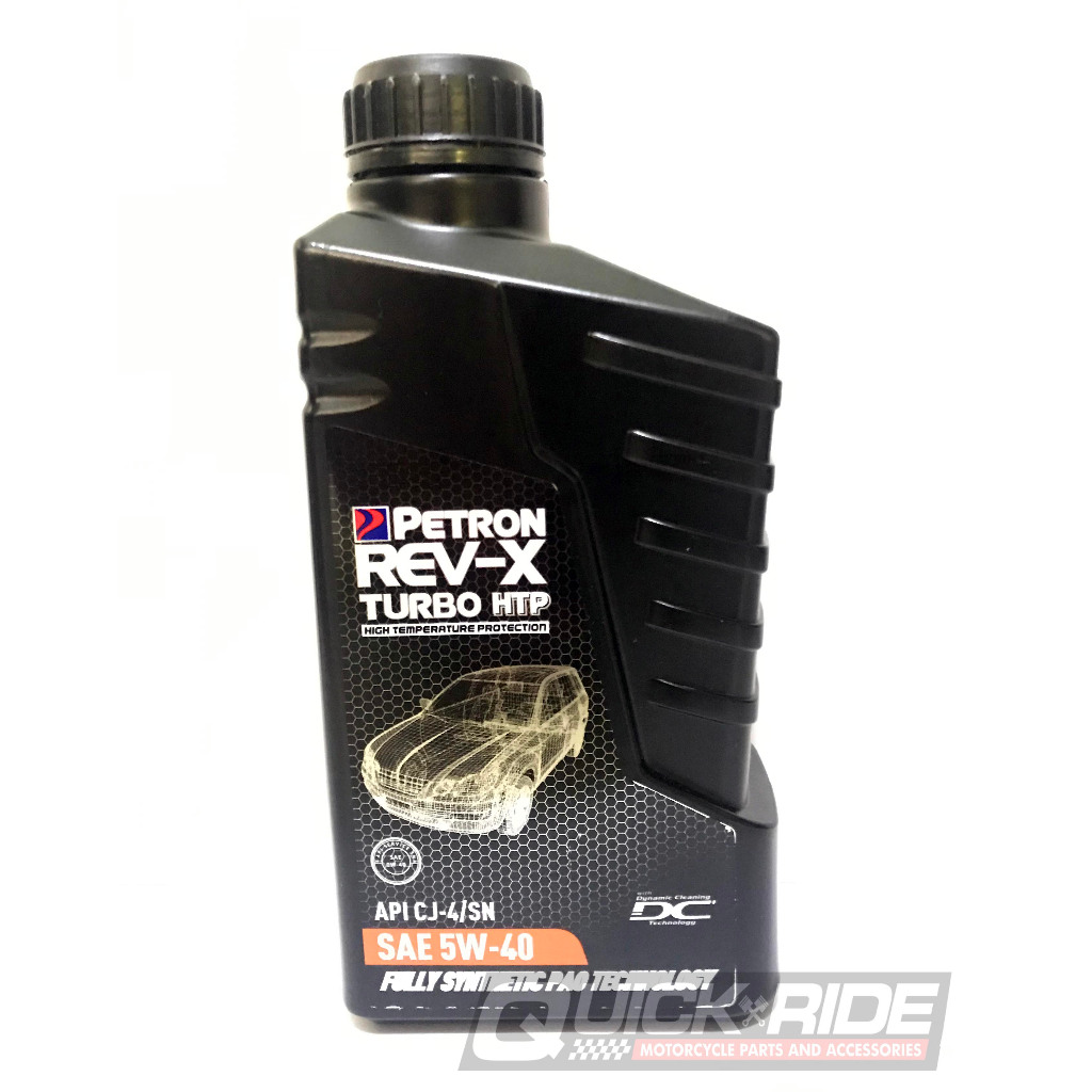 Petron Rev-X Turbo HTP SAE 5W40 Fully Synthetic, 1 Liter 5W-40 | Shopee ...
