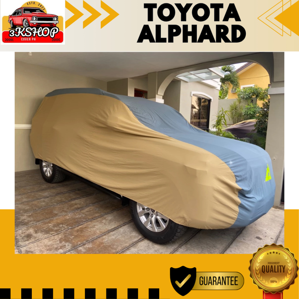 TOYOTA ALPHARD CAR COVER HIGH QUALITY WATER REPELLANT SCRATCH PROOF ...