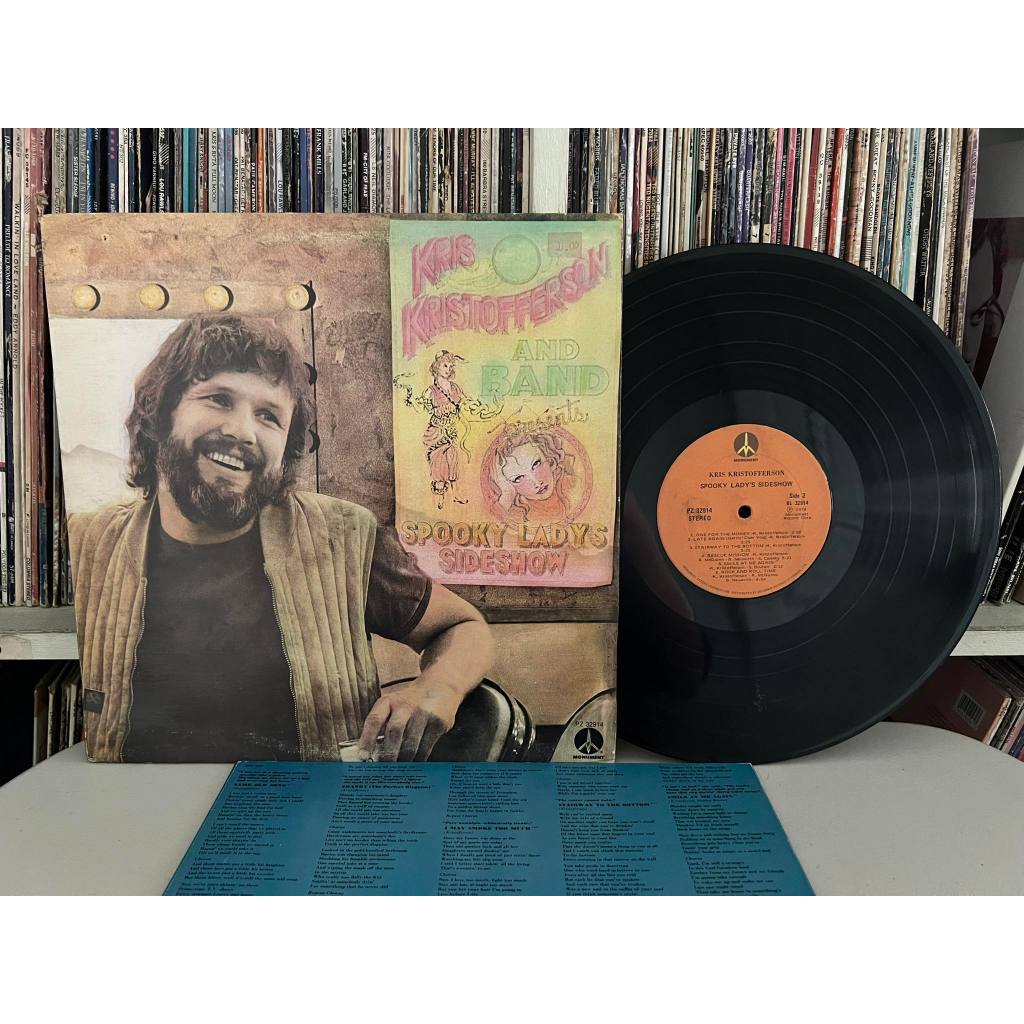 Kris Kristofferson – Spooky Lady's Sideshow Vintage PLAKA VG+ A5 ...