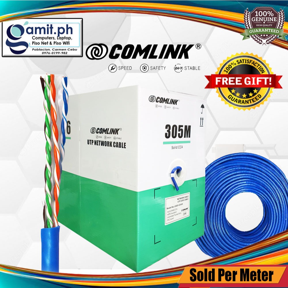Comlink CAT6 Outdoor/ Indoor UTP High Speed Ethernet Lan Cable ...