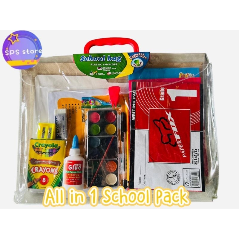 16pcs School Supplies pack for Grade 1 To Highschool SPS COD | Shopee ...