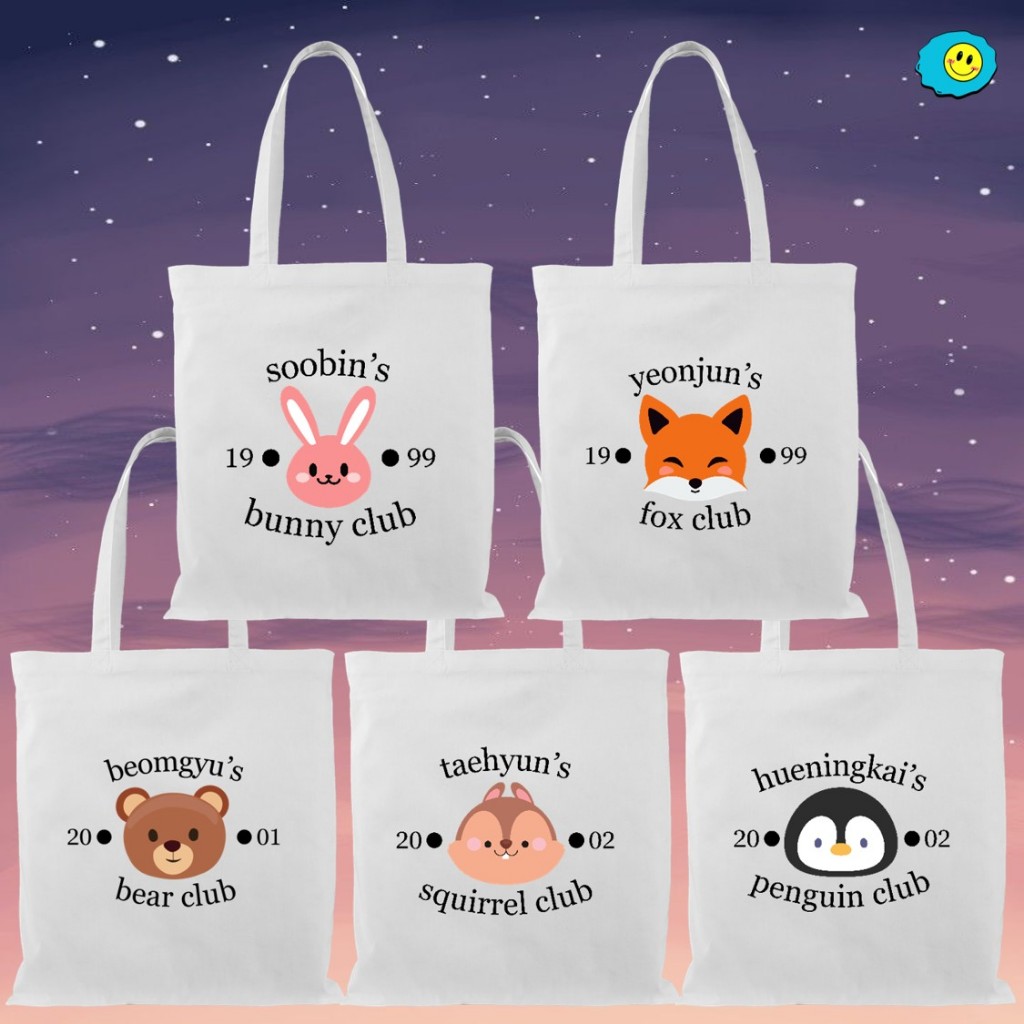 TXT Tote Bag Yeonjun Soobin Beomgyu Taehyun Hueningkai Korean Kpop ...