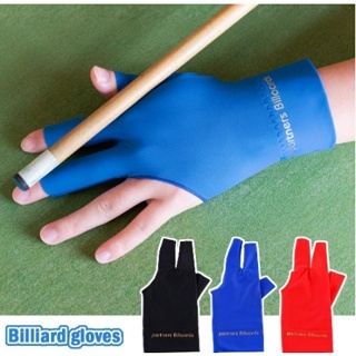 Billiards Glove Three-finger Pool Players Gloves Embroidered Slip-proof ...