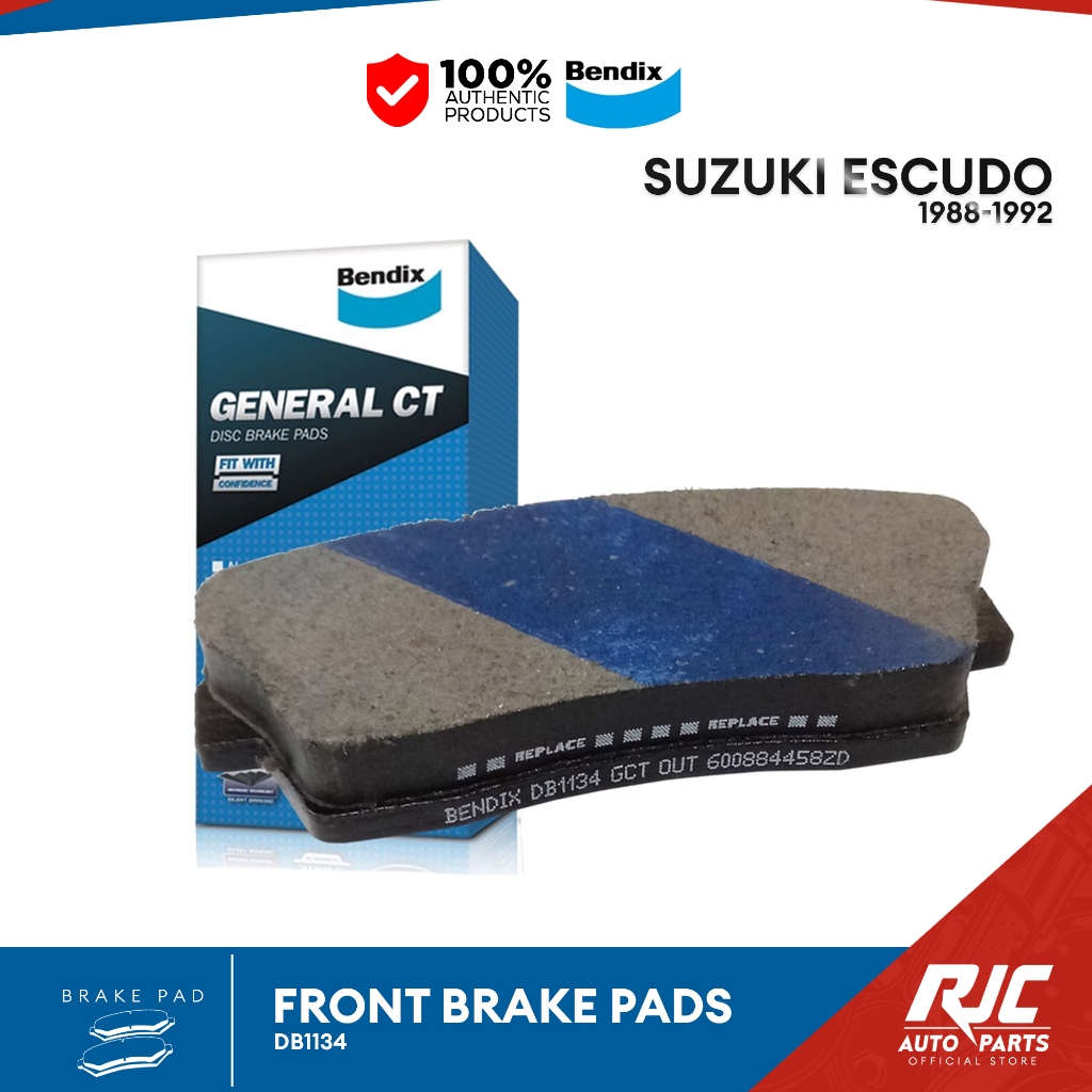 BENDIX BRAKE PAD SUZUKI ESCUDO FRONT 1988-1992 DB1134 1set | Shopee Philippines