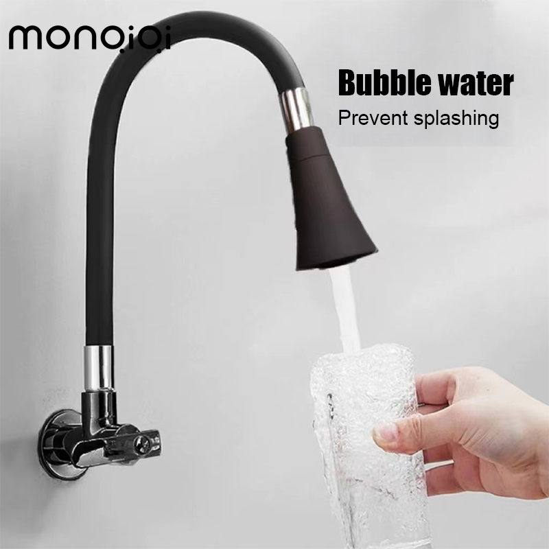 Faucets For Sink Kitchen 720° Rotate Flexible Wall Mounted Faucet 2 ...