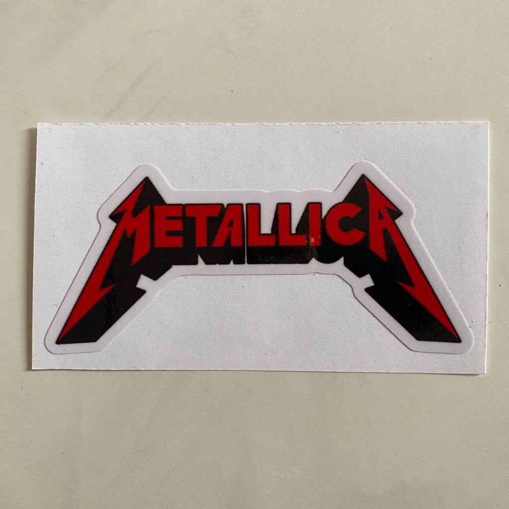 METALLICA ROCK BAND VINYL STICKERS WATERPROOF HIGH QUALITY | Shopee ...