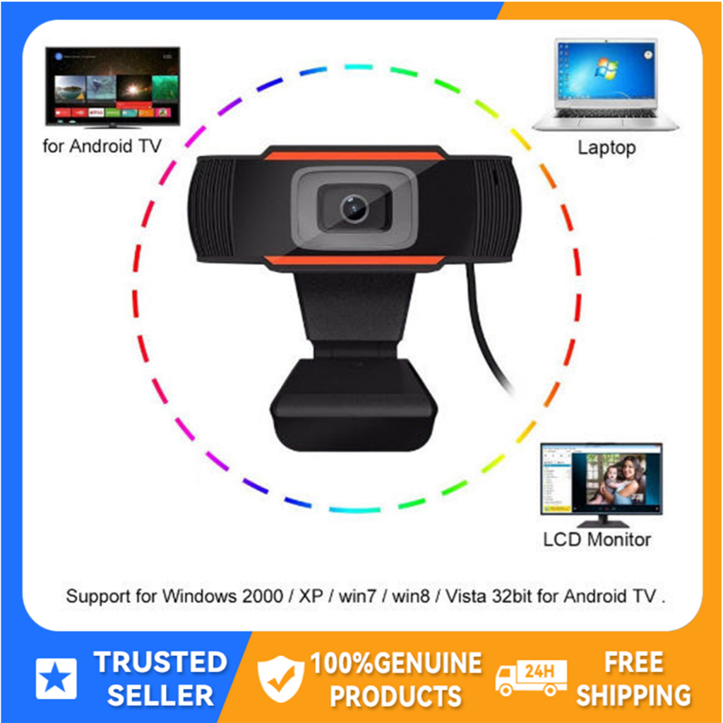 SUPERMAX 480P 720P 1080P HD Webcam Web Camera With MIC For Computer For ...