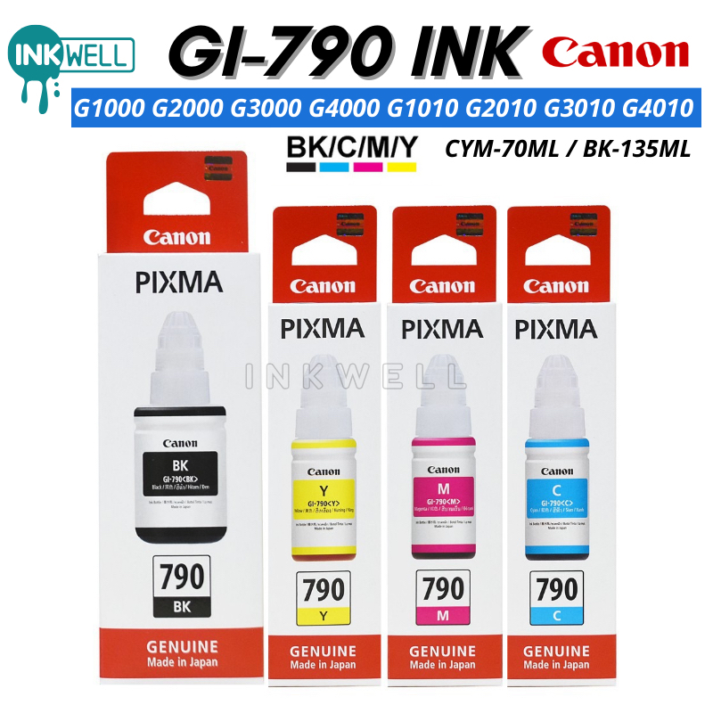 Premium Ink GI-790 for G1000 G2000 G3000 G4000 G1010 G2010 G3010 G4010 Pixma | Shopee Philippines
