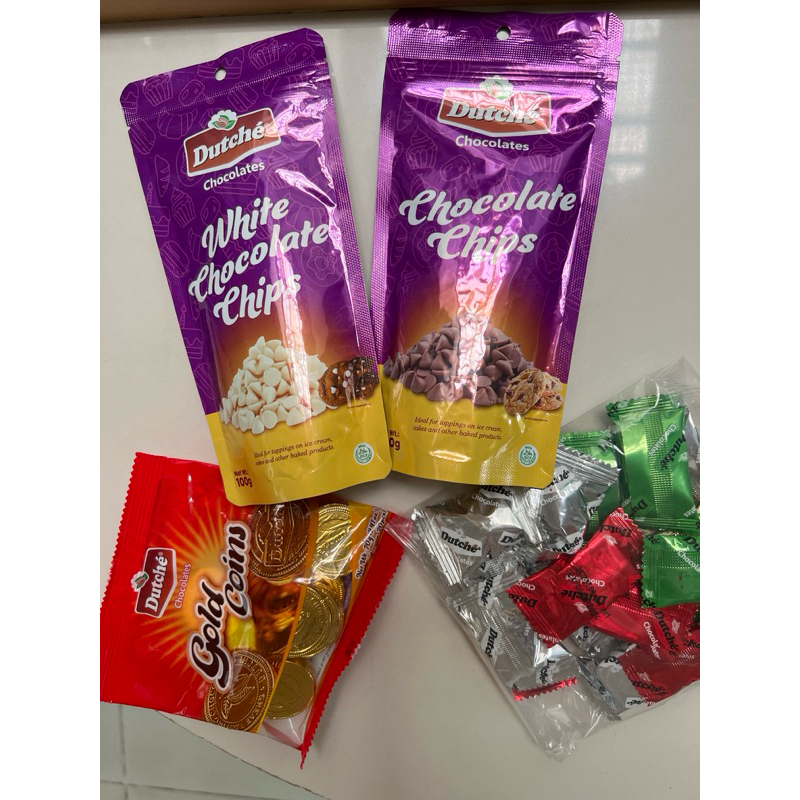 Dutche Chocolate and White Chocolate Chips 100g | Shopee Philippines