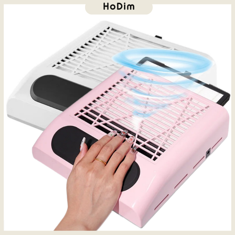 80W Nail Dust Collector Nail Dust Suction Vacuum Cleaner Nail Cleaning ...