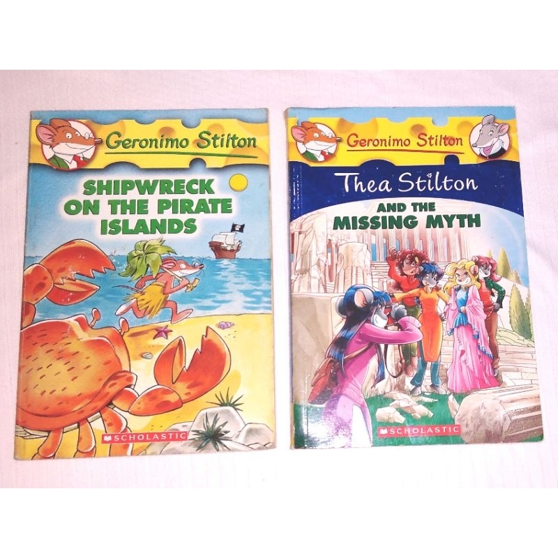 GERONIMO STILTON. Thea Stilton and the Missing Myth / Shipwreck on the ...