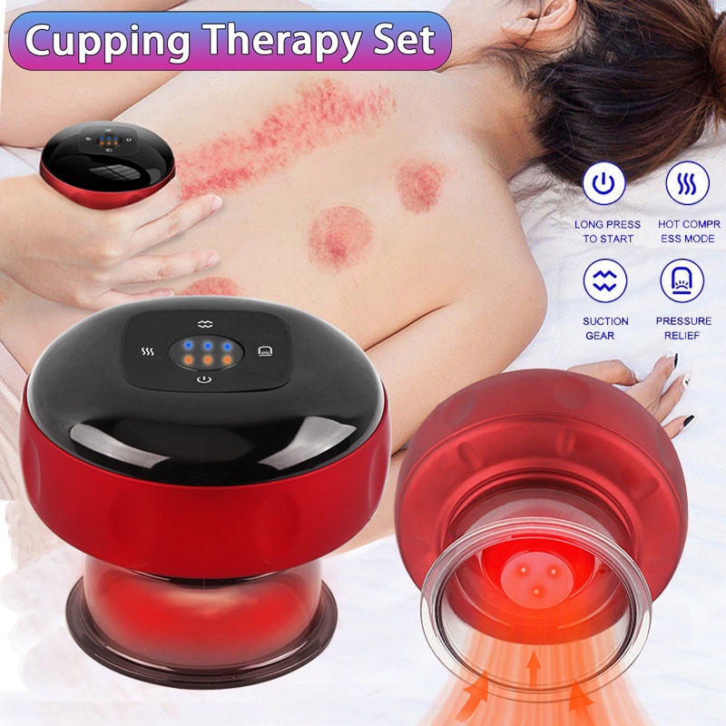3 IN 1 Body Cupping Scraping Massager Smart Electric Vacuum Cupping ...
