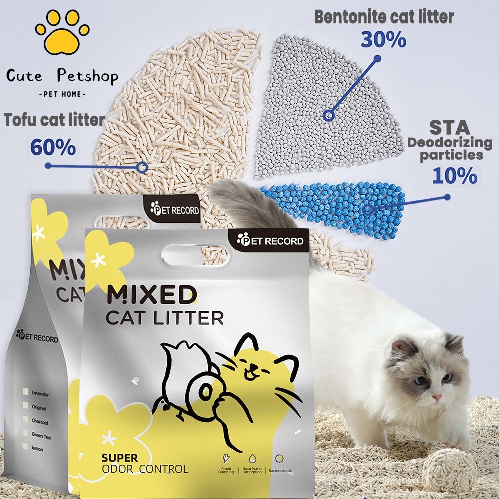 Mixed Cat Litter Food Grade Plant Tofu Cat Litter Sand Deodorant Cat ...