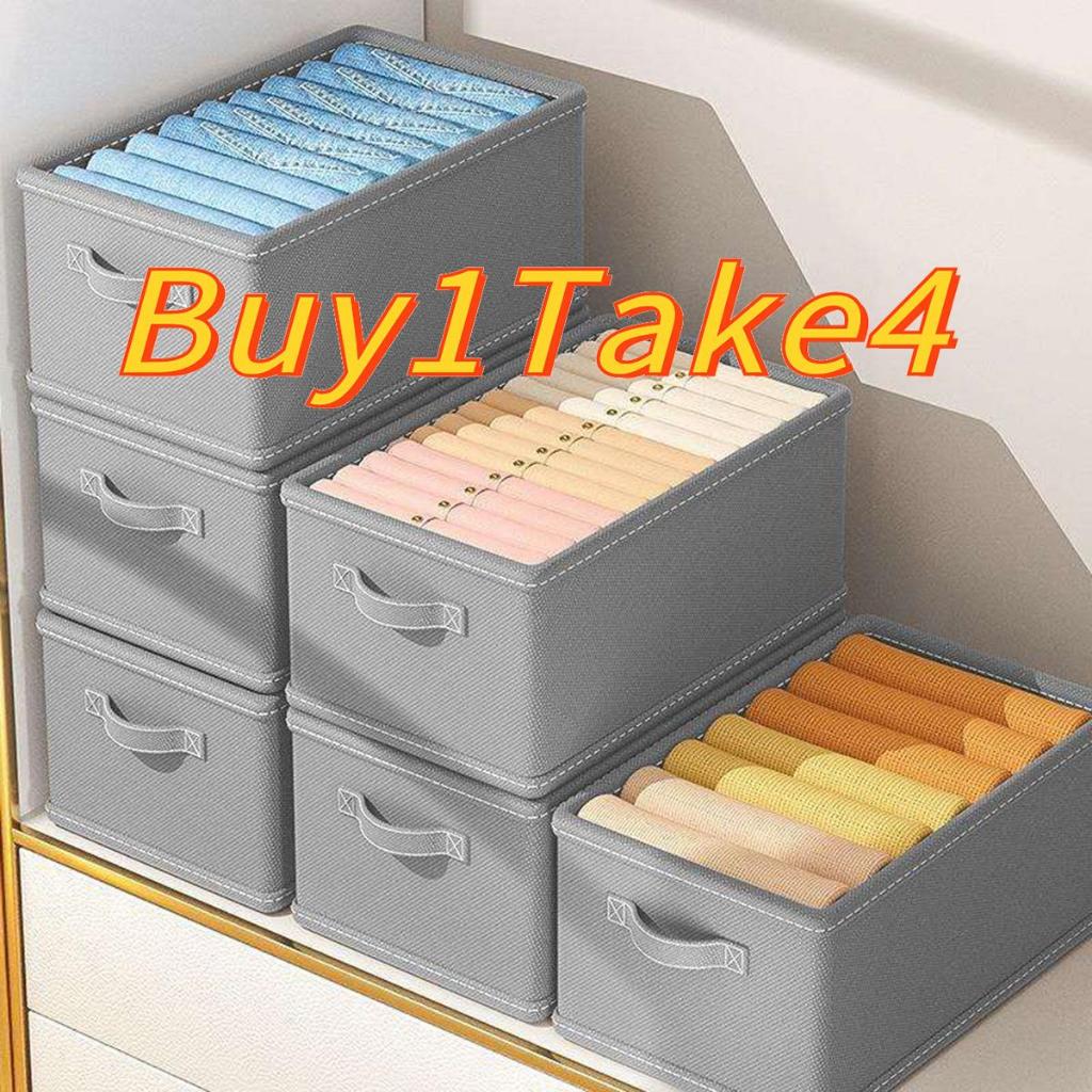 Foldable Drawer Organizer Clothes Storage Box for Closet Wardrobe Baby ...