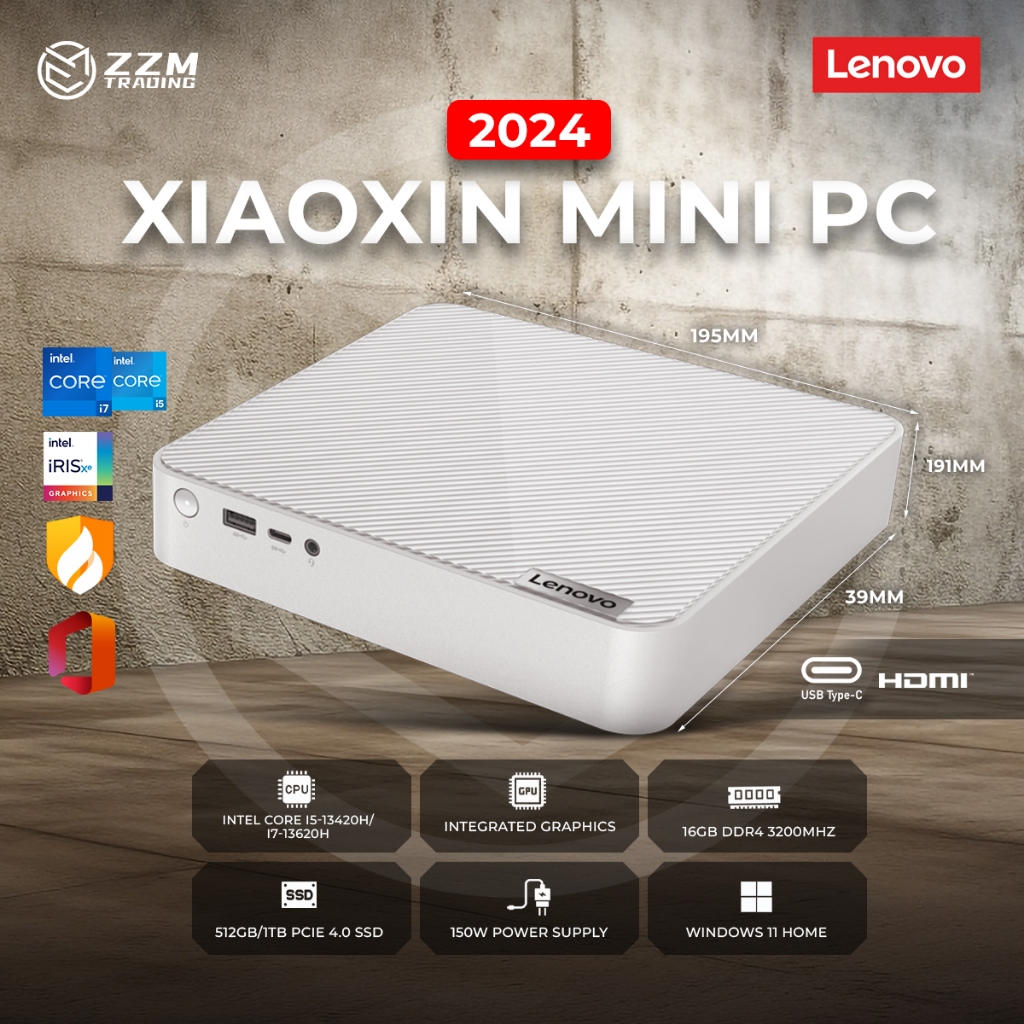 Lenovo Xiaoxin Mini PC 2023 i5-13500H | i7-13700H 150W 16GB | 32GB RAM ...