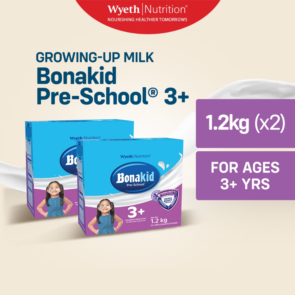 BONAKID PRE-SCHOOL 3+ Powdered Milk Drink for Children Over 3 Years Old ...