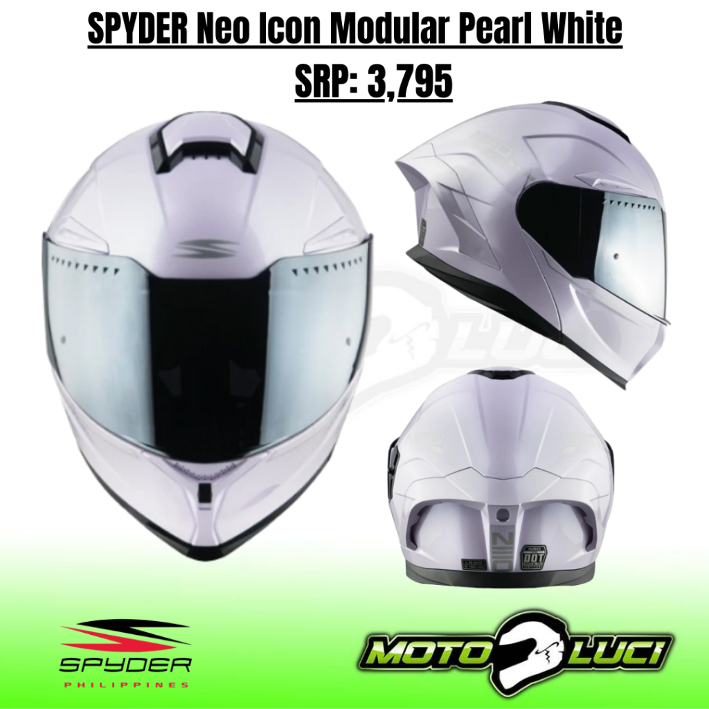 Spyder Neo Icon Modular Helmet | Shopee Philippines