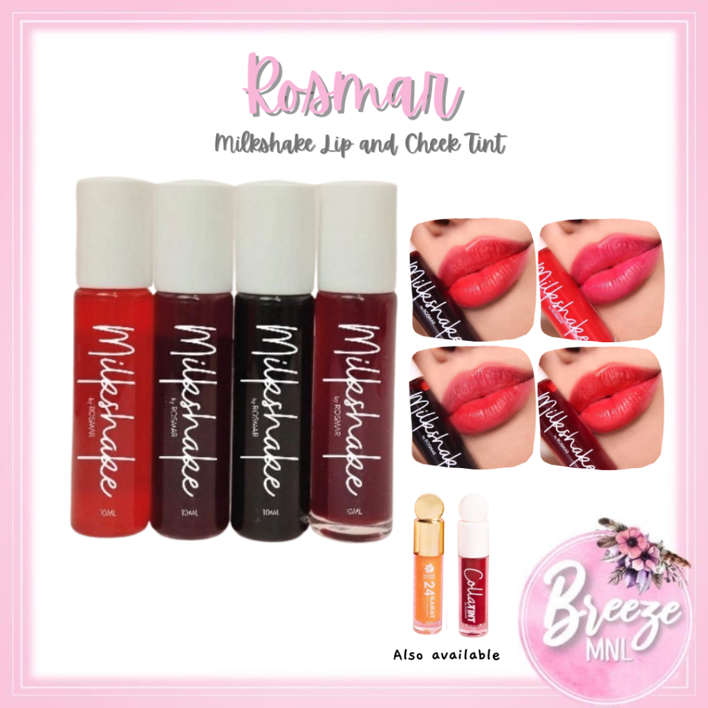 Rosmar Milkshake Lip and Cheek Tint | Milkshake Liptint Collatint 24K ...