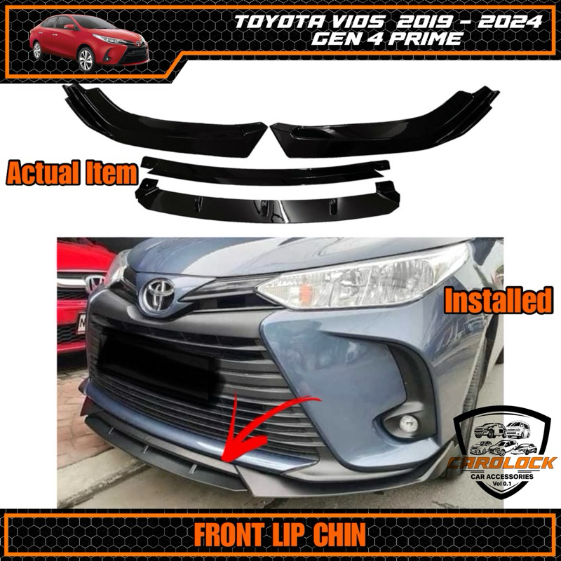 Toyota Vios 2019 - 2025 Front Chin Double Blade | Shopee Philippines
