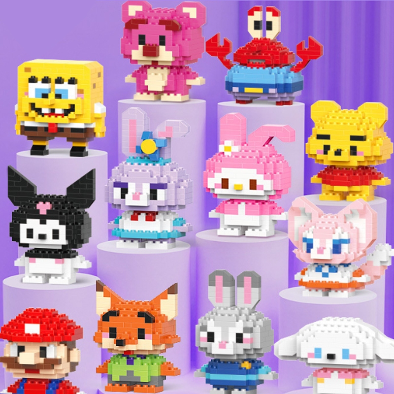 Mini Building Block Assembled Small Particle Toy For Kid Birthday Gift ...