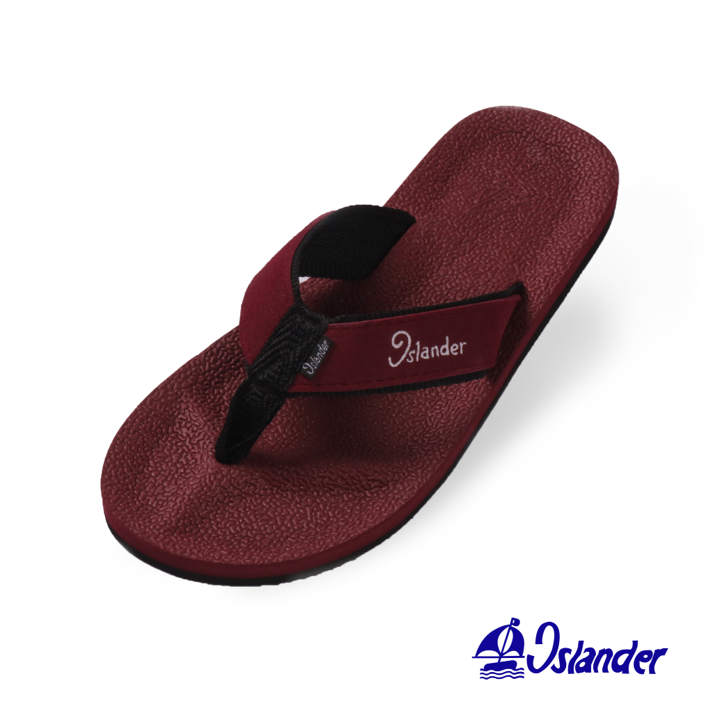 Islander Elite 2403 L (Dark Maroon) - Unisex Slippers for Men & Women ...