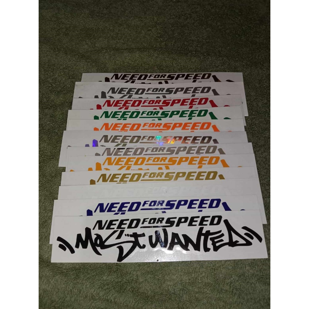 Need For Speed Cutout Sticker | Shopee Philippines