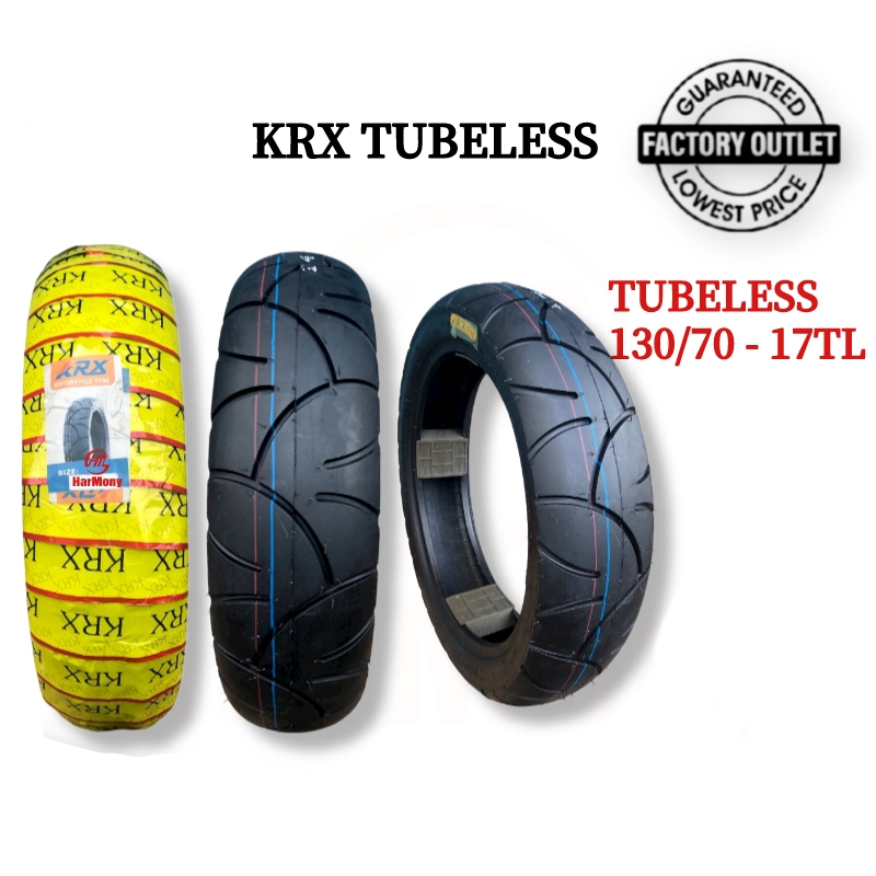 TL Motorcycle KRX Tubeless Tires/Tyre/Gulong Random Design | Shopee ...