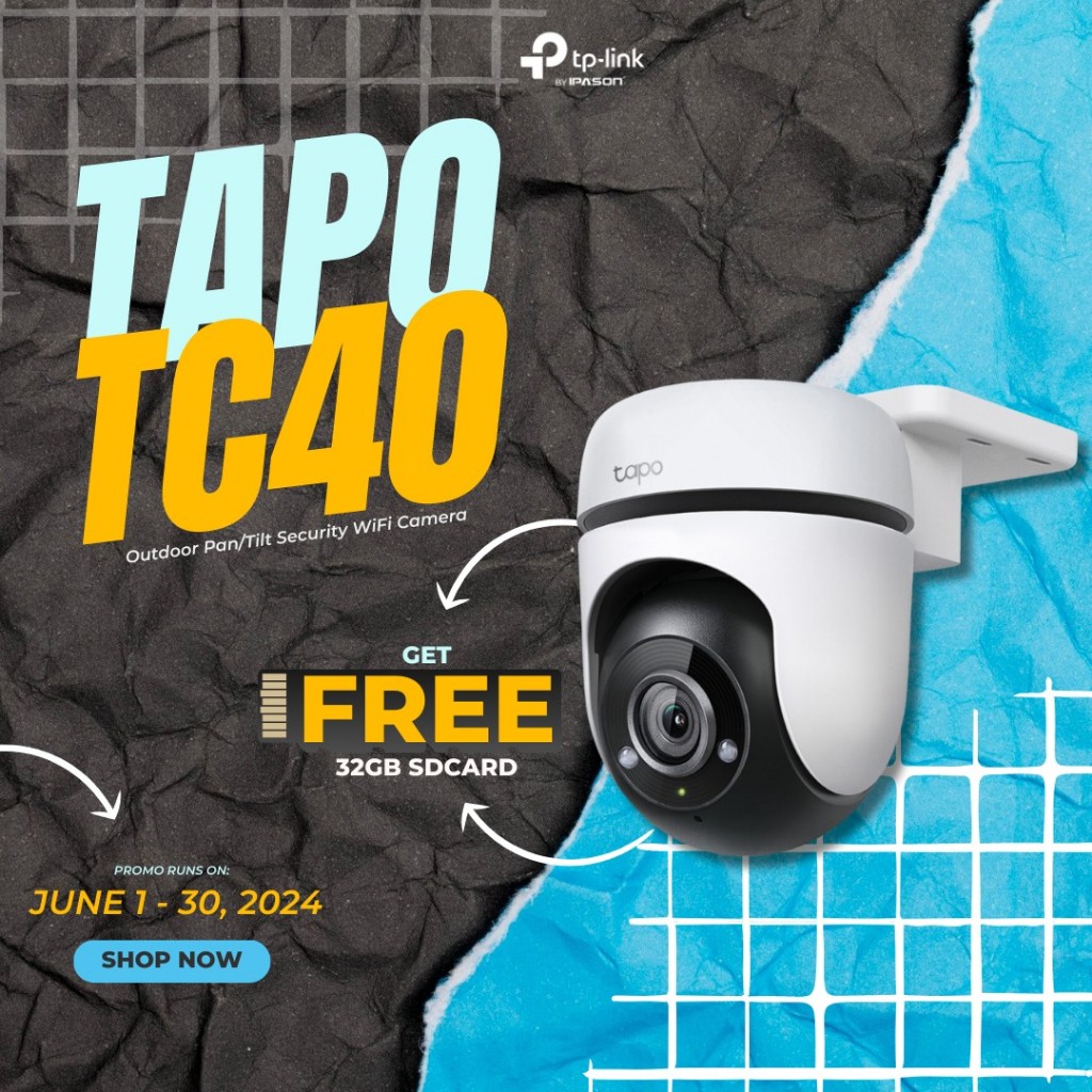 TP-Link Tapo TC40 1080P 2MP 360° Pan/Tilt Home Security IP65 Outdoor Wi ...