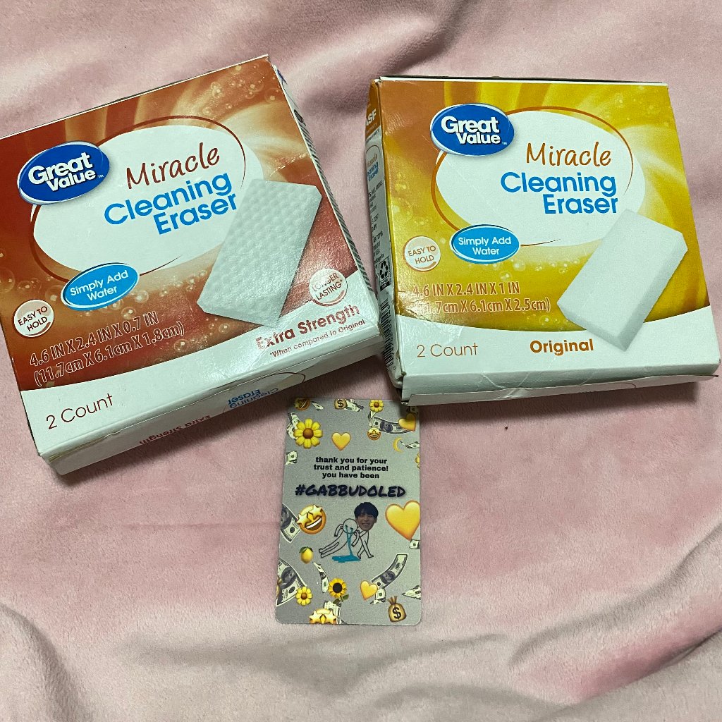 Miracle Cleaning Eraser [Great Value Original and Extra Strength Magic ...