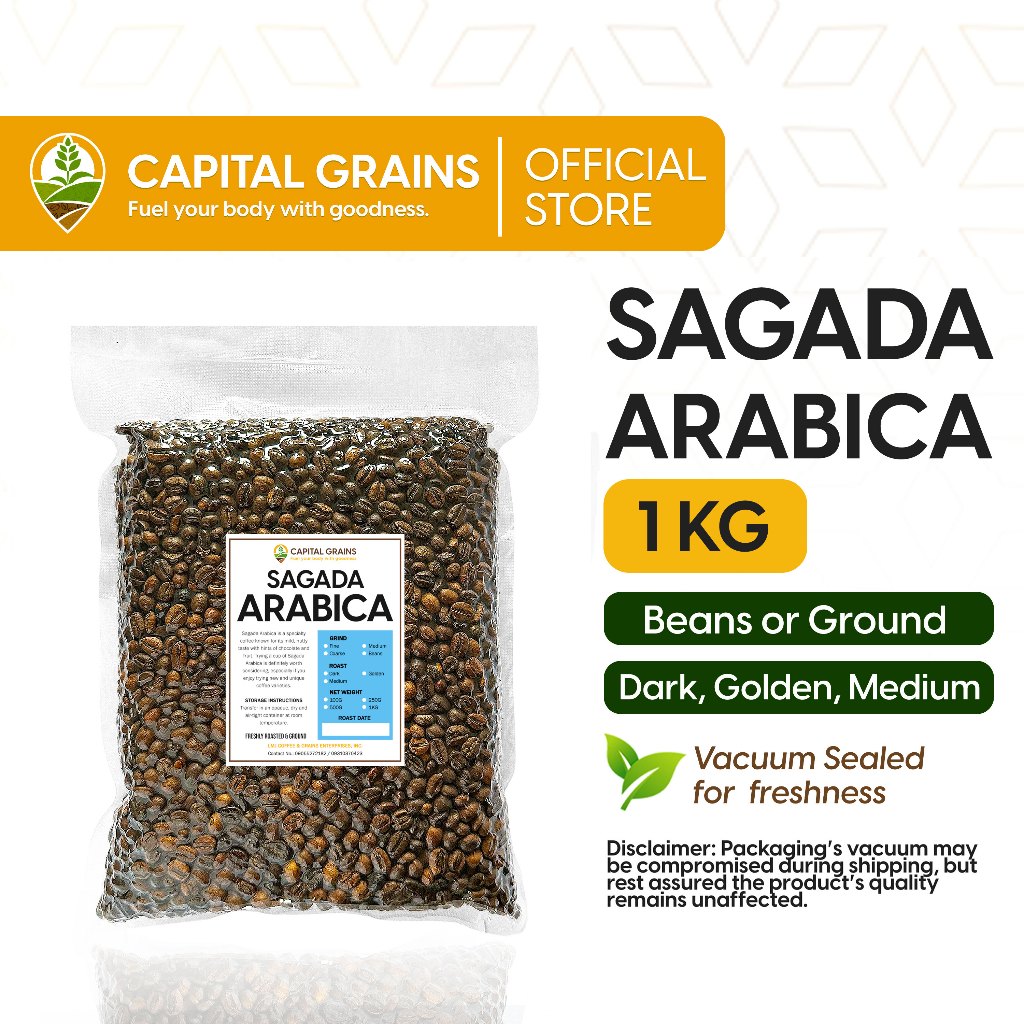 [CG] 1 KG Sagada Arabica Coffee Beans or Ground - BULK / WHOLESALE by ...