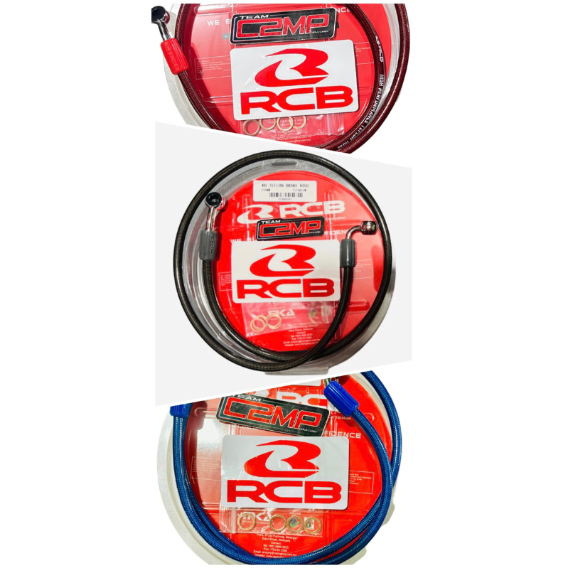 RCB Teflon Brake Hose 480mm, 550mm, 850mm, 950mm, 1000mm, 2000mm and ...