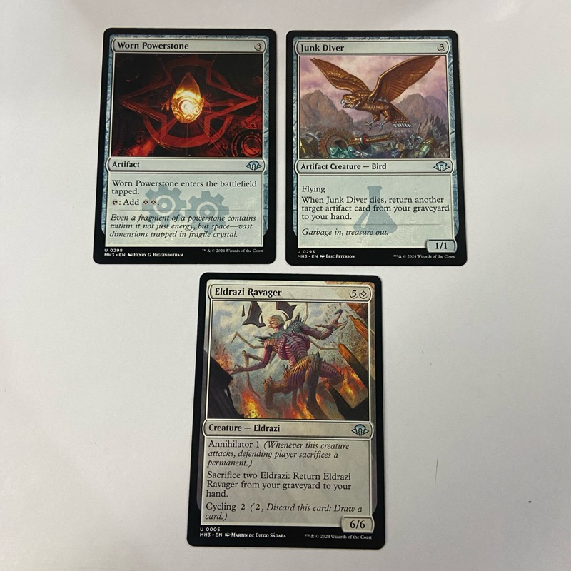 WORN POWERSTONE JUNK DIVER ELDRAZI RAVAGER | MH3 MODERN HORIZONS 3 ...
