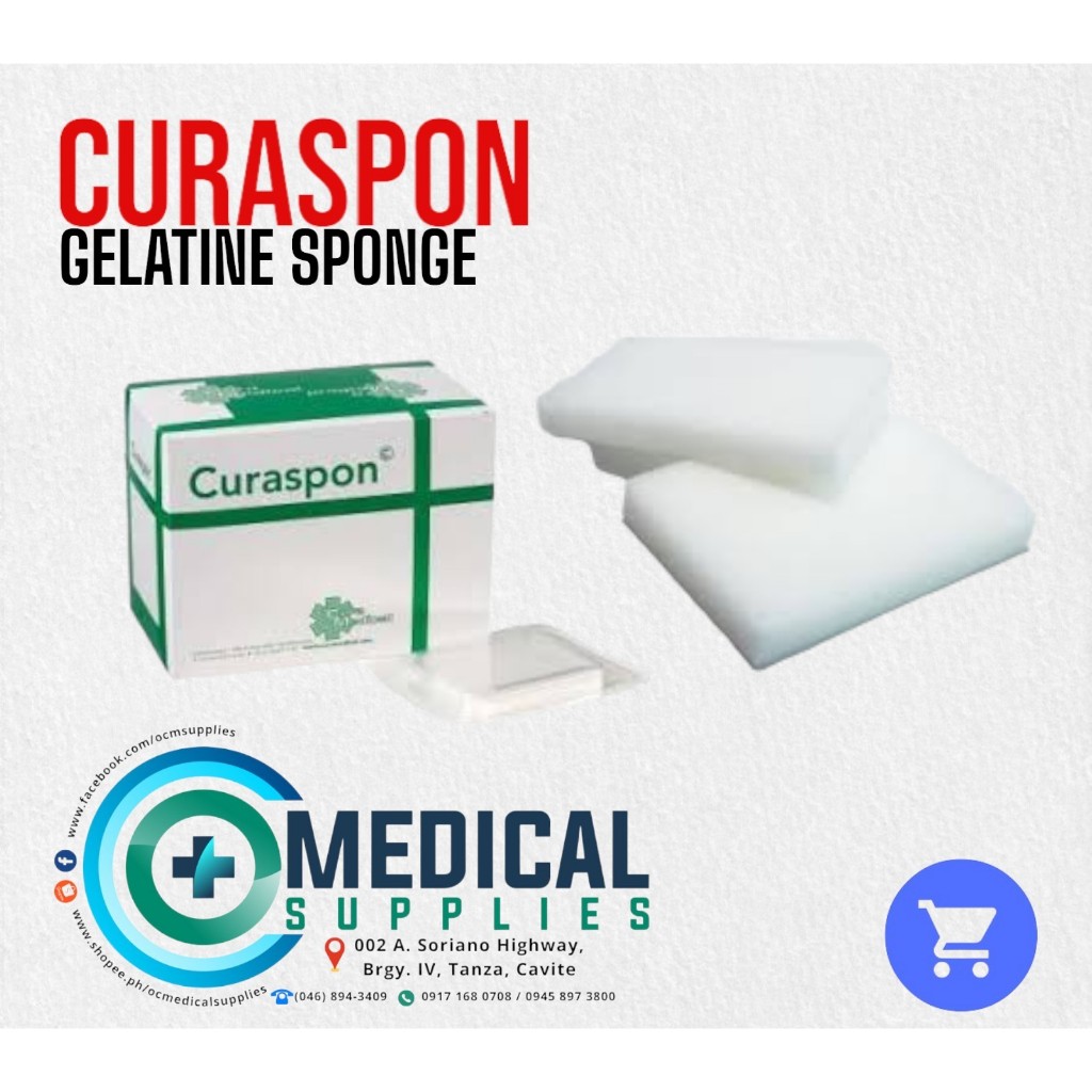 GEL SPONGE HEMOSTATIC CURASPON | Shopee Philippines