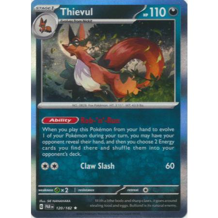 Thievul - 120/182 - Holo Rare | POKEMON TCG: Scarlet and Violet ...