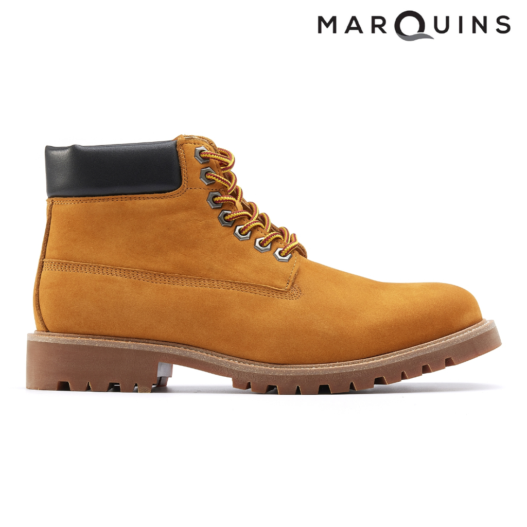 Marquins Genuine Leather Derby Boots for Men - LEGEND Craftsman Brown ...