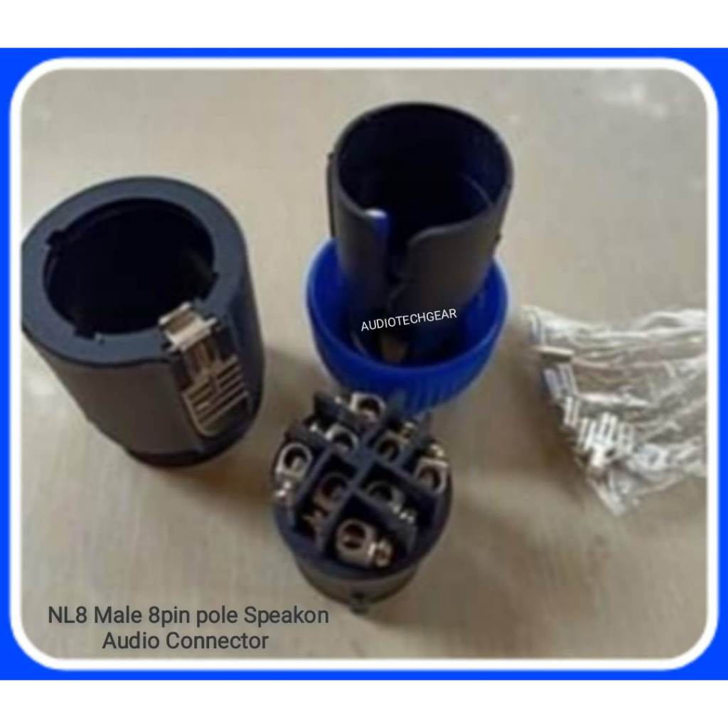 Line Array NL8 Speakon 8 pin pole Professional Audio Connector for ...