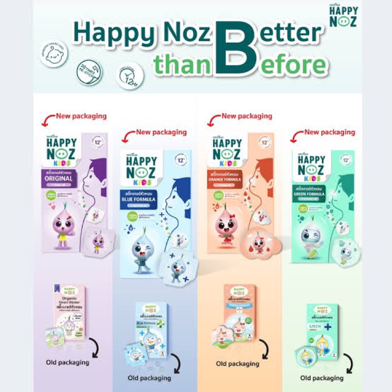 Organic Onion Sticker for Kids (Happy Noz) | Shopee Philippines
