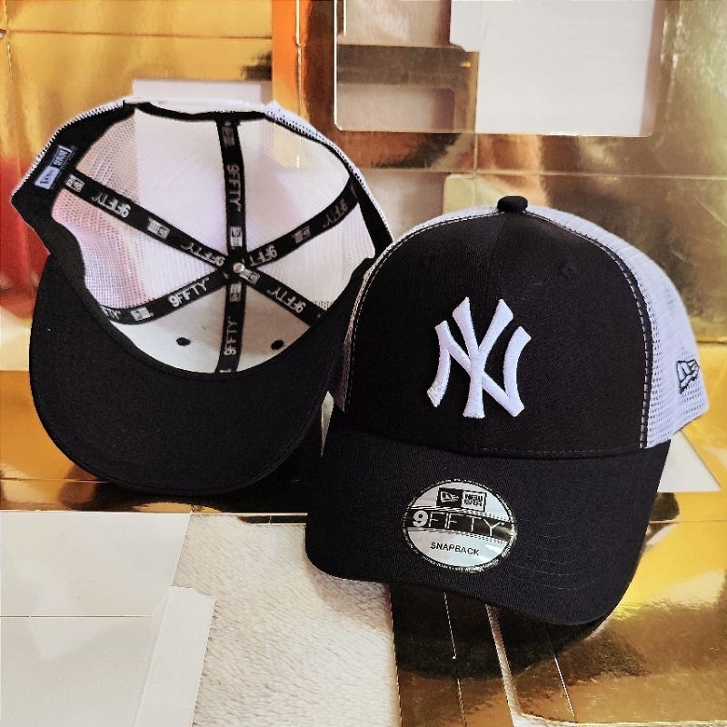 Top Grade New Era trucker New York yankees curve/snapback caps | Shopee ...