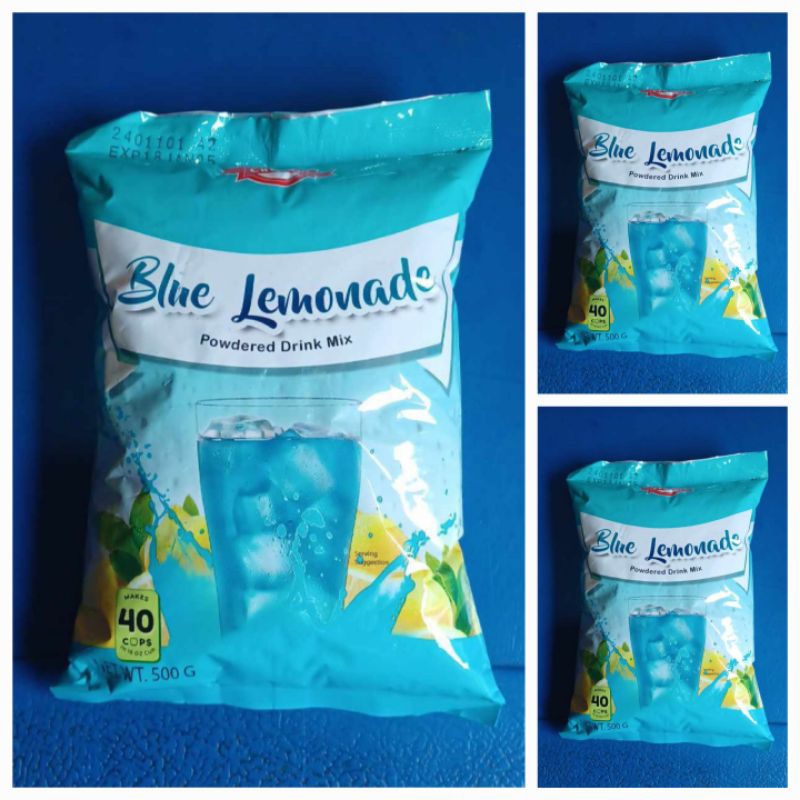 CHEMAG POWDERED DRINK MIX BLUE LEMONADE FLAVOR 1/2 KILO | Shopee ...