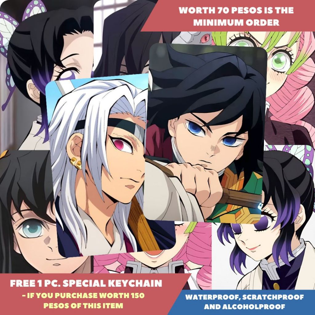 Kimetsu no Yaiba Hashira Anime Photocards (Waterproof and Scratchproof ...