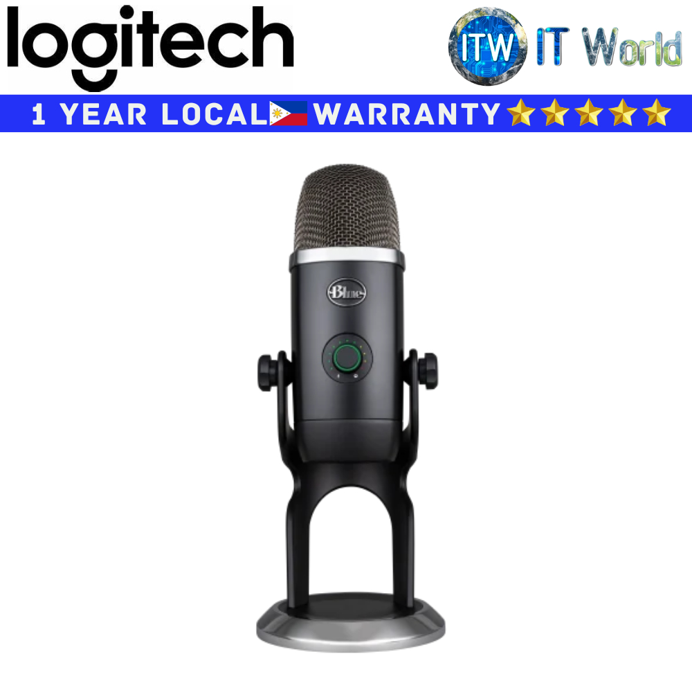 Itw | Logitech Blue Microphone for PC Yeti X Black Professional Multi ...