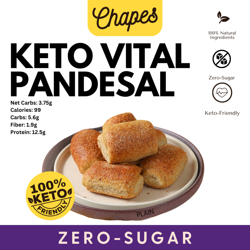 Chapes Keto Vital Pandesal Original | Shopee Philippines