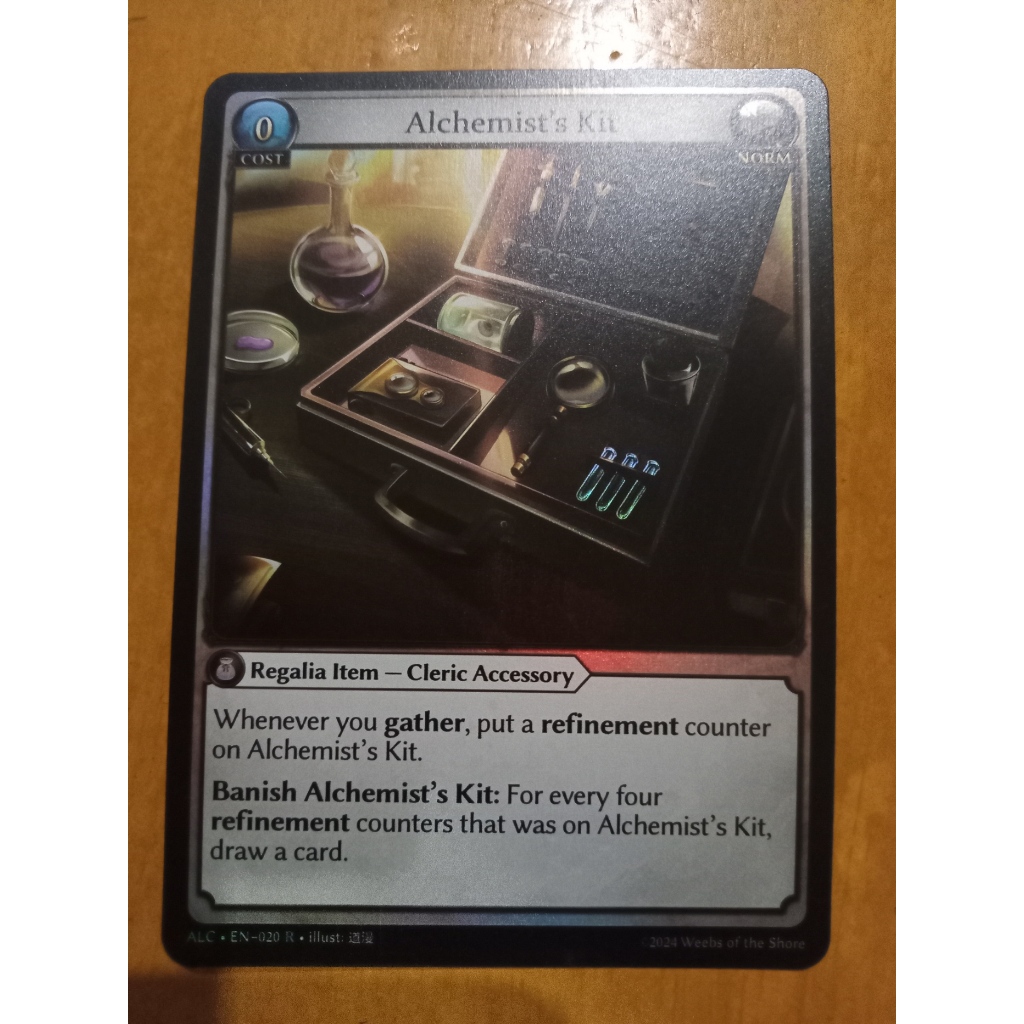 GA Alchemist's Kit Foil R Alchemical Revolution ALC Grand Archive ...
