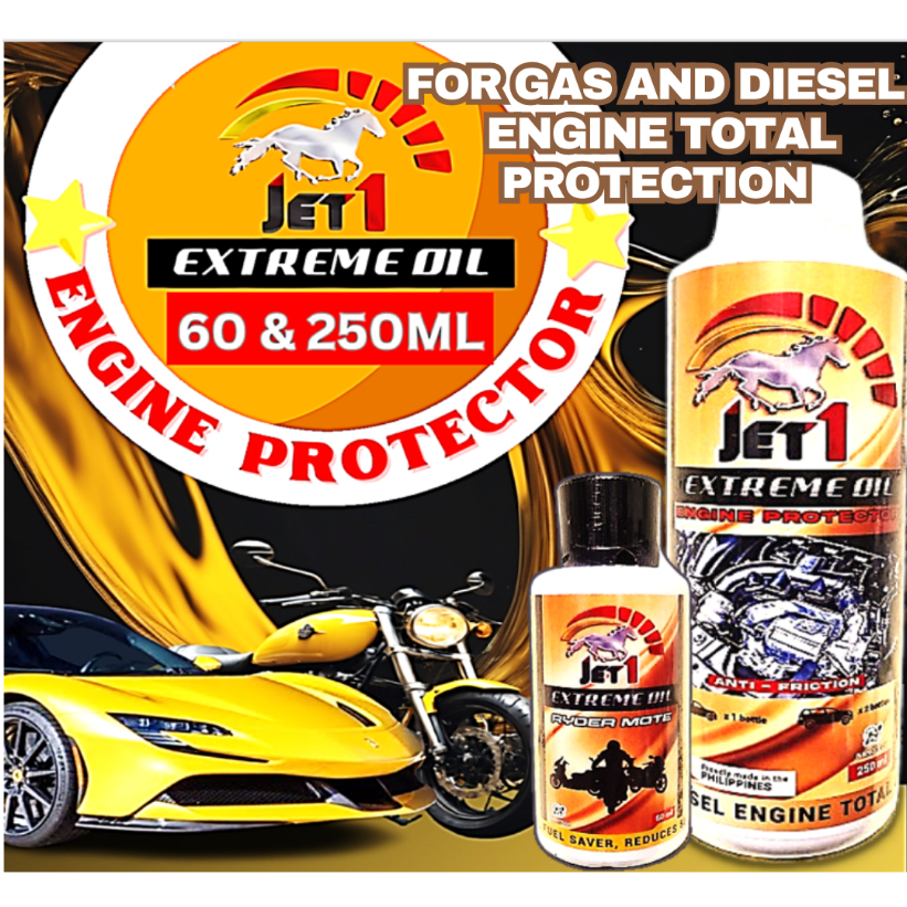 JET1 EXTREME OIL ENGINE PROTECTOR - 250ml. | Shopee Philippines