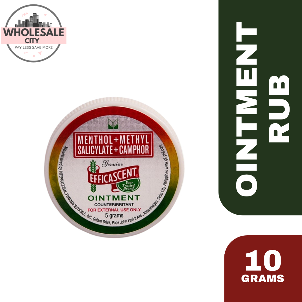 Efficascent ointment rub 10g | Shopee Philippines