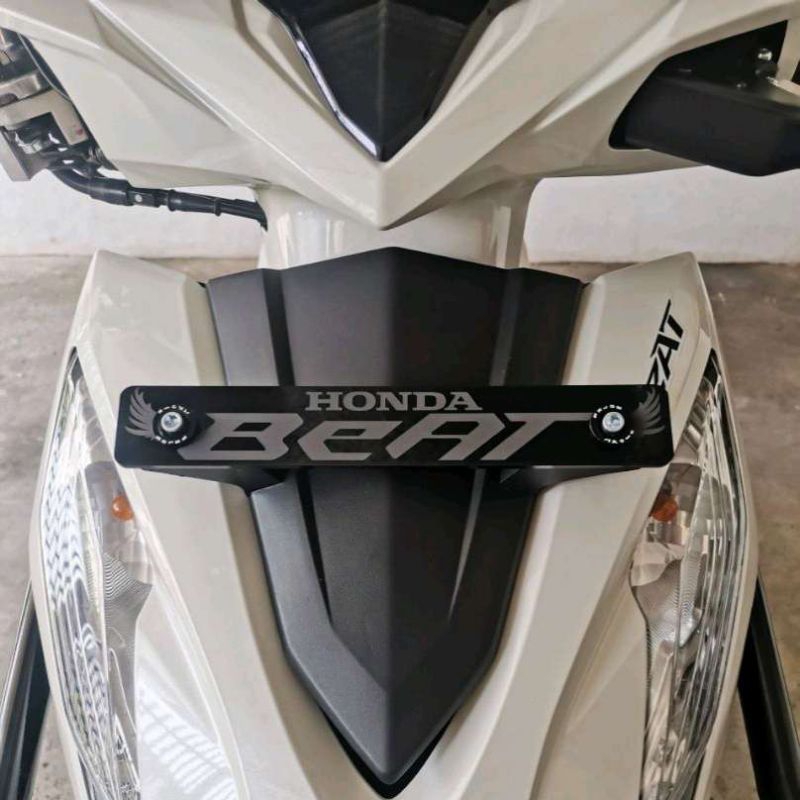HONDA BEAT / CLICK V3 FRONT PLATE EMBLEM ATTACH FOR FRONT PANEL(LASER ...