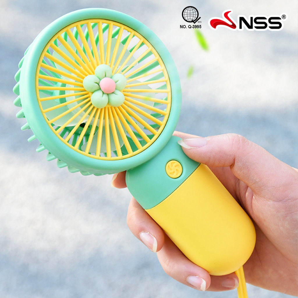 NSS Mini fan Portable Handheld Fan Cooling USB Charging Cute ...