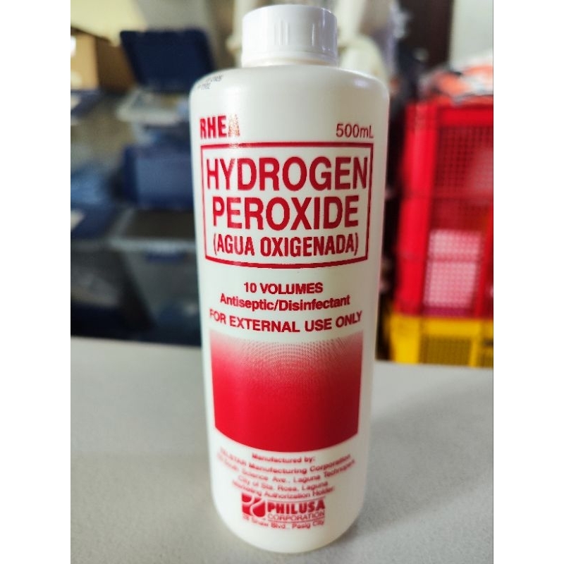 Agua Oxigenada Hydrogen peroxide (RHEA)500ml 10 volumes 20 volumes ...