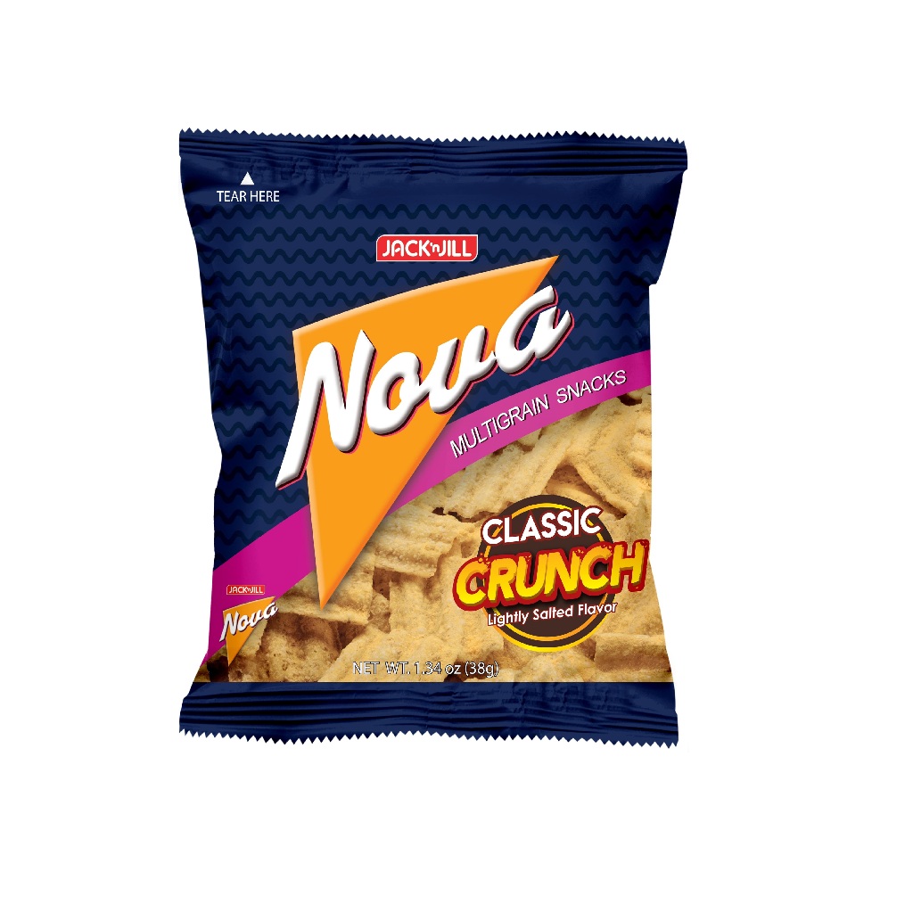Nova Multi Grain Snack Classic Crunch Lightly Salted Flavor 38g ...
