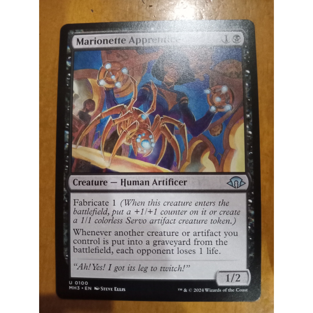MTG Marionette Apprentice Uncommon Modern Horizons 3 MH3 Magic the ...